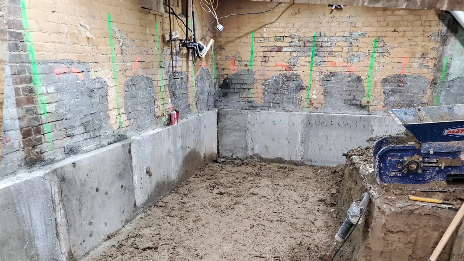 Underpinning Foundation Walls